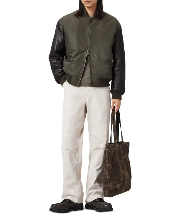 ALLSAINTS Myler Bomber Jacket - Khaki