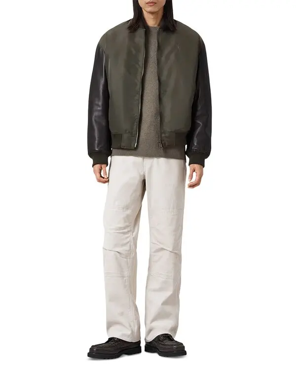 ALLSAINTS Myler Bomber Jacket - Khaki