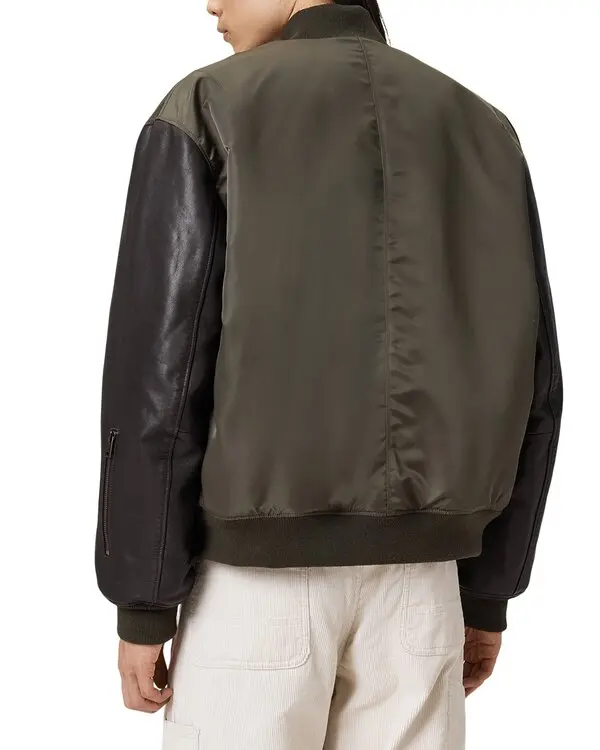 ALLSAINTS Myler Bomber Jacket - Khaki