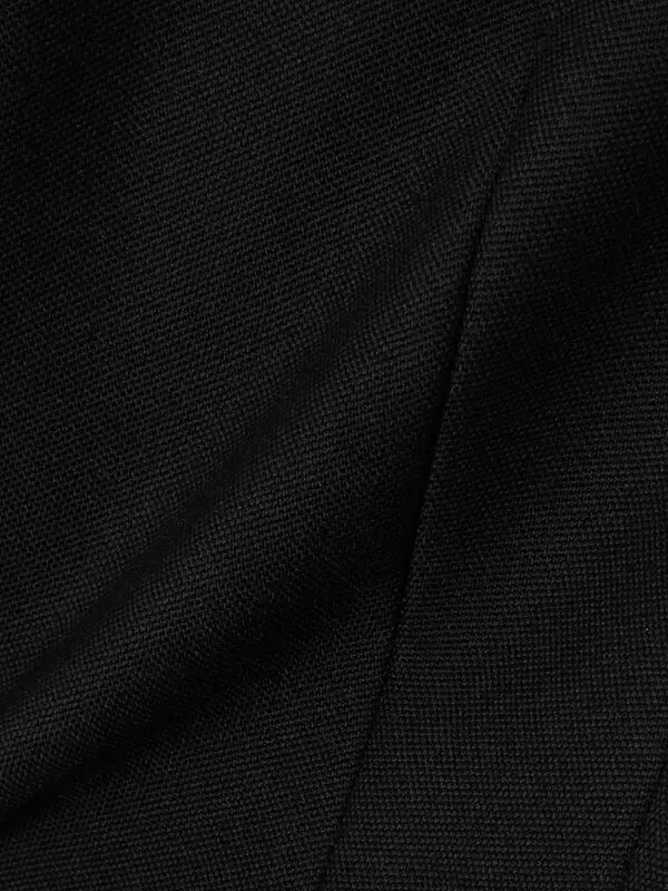 Wardrobe.NYC Grain De Poudre Wool-blend Bustier Top
