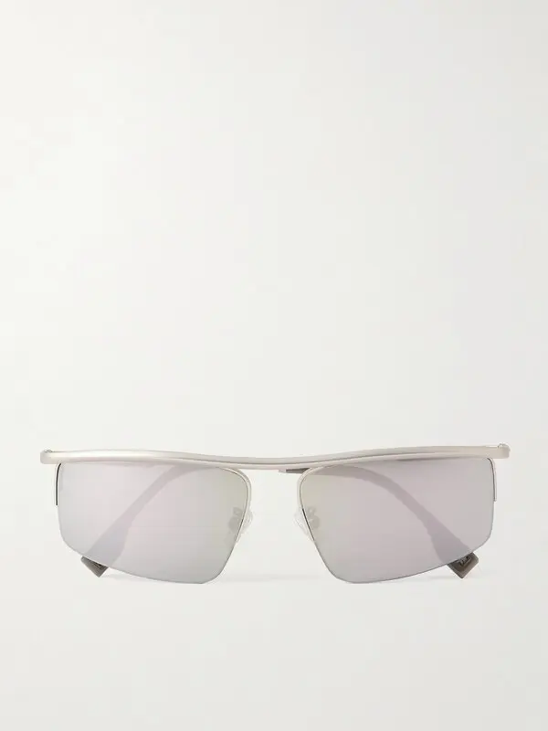 Fendi Travel Aviator-style Sunglasses - Silver