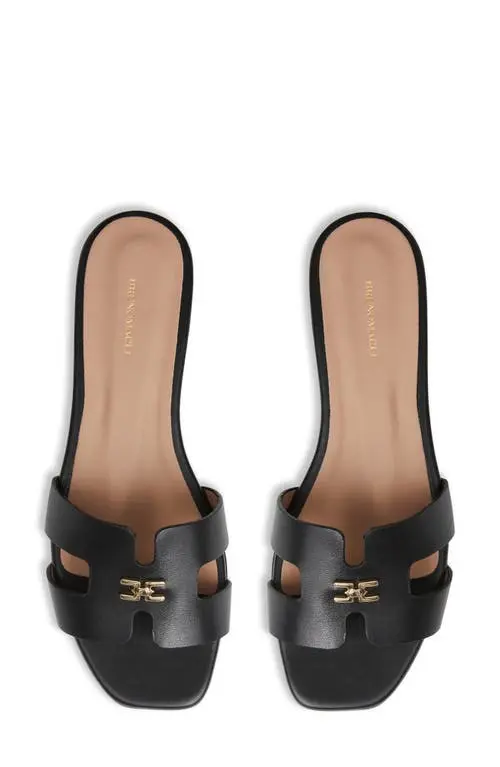Bruno Magli Fina Slide Sandal - Black