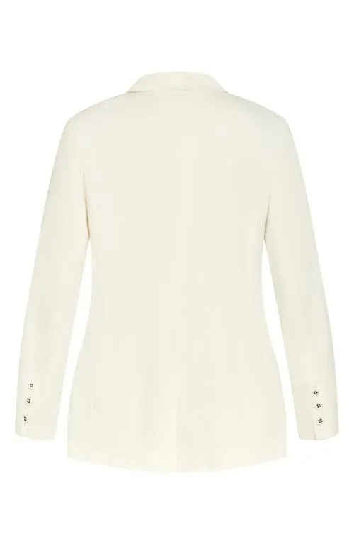 City Chic Clea One-button Blazer