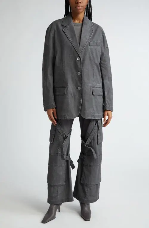 Acne Studios Juylie Cotton Canvas Blazer