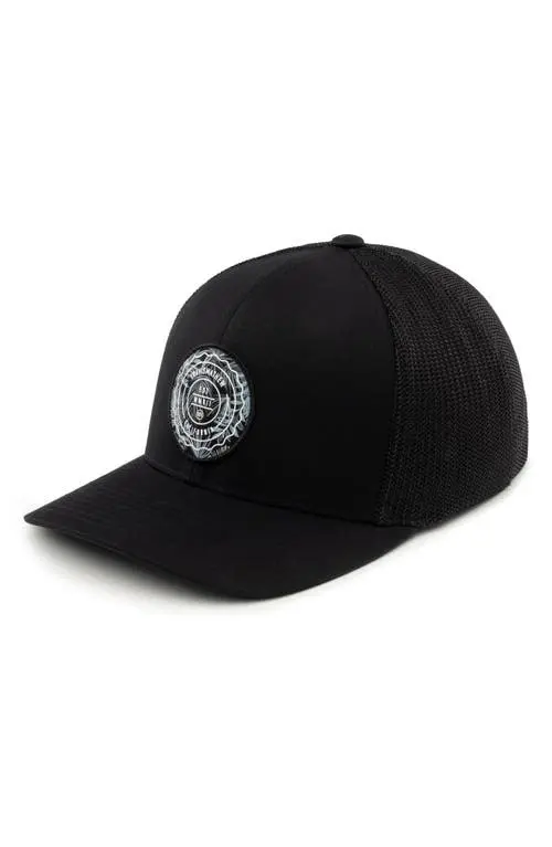 Travis Mathew The Patch Floral Baseball Cap - Black