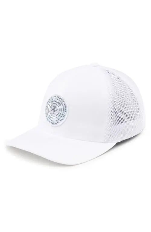 Travis Mathew The Patch Floral Baseball Cap - White