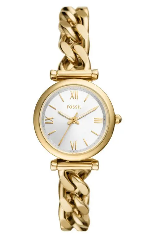 Fossil Carlie Mini Bracelet Watch - Gold