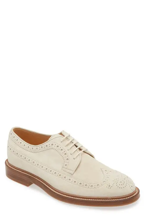 Brunello Cucinelli Longwing Derby - Off White