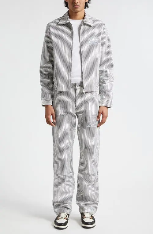 Amiri Motors Stripe Cotton Blouson Jacket