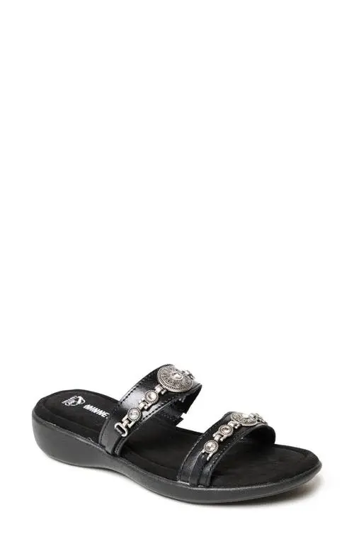 Minnetonka Brenn Slide Sandal - Black