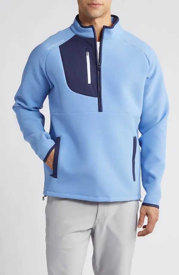 Peter Millar Galeforce Water Resistant Half Zip Jacket