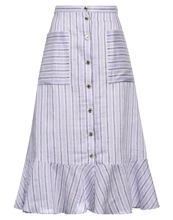 Sandro Midi Flared Skirt