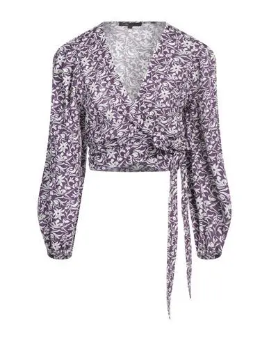 Maje Floral Print Wrap Top