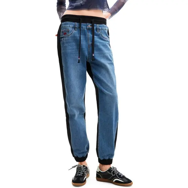 Desigual Contrast Jogger Jeans