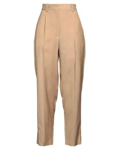 Sandro Tapered Viscose Pants - Beige