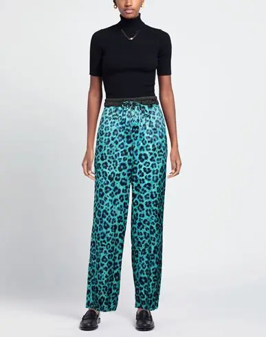 Sandro Leopard-print Wide Leg Pants