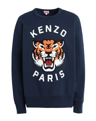 Kenzo Cotton French Terry Logo Sweatshirt - Navy