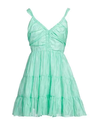 Sandro Mini Pleated Dress - Green