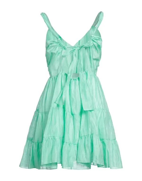 Sandro Mini Pleated Dress - Green