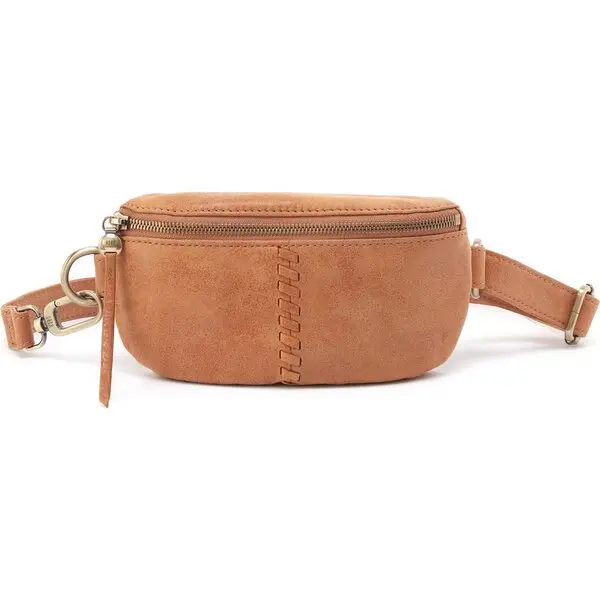 Hobo Fern Leather Belt Bag - Whiskey