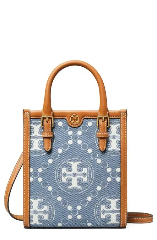 Tory Burch Mini T Monogram North/south Tote