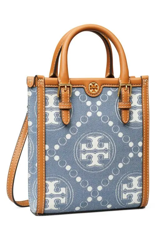 Tory Burch Mini T Monogram North/south Tote