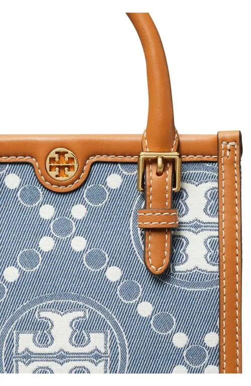 Tory Burch Mini T Monogram North/south Tote