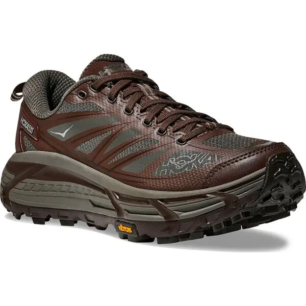 HOKA® Mafate Speed 2 Sneakers - Asphalt Grey/walnut