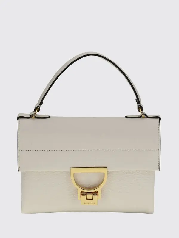 COCCINELLE Mini Bag With Turn Lock - Pearl