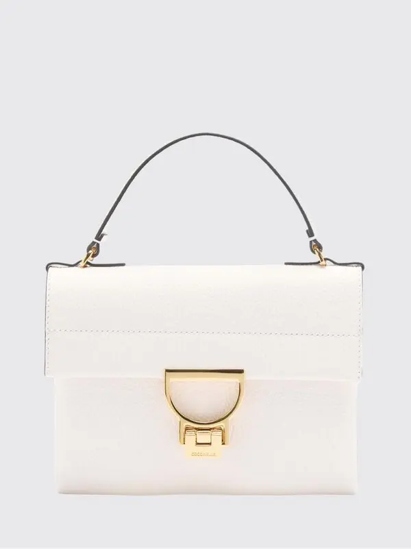 COCCINELLE Mini Top Handle Bag - White