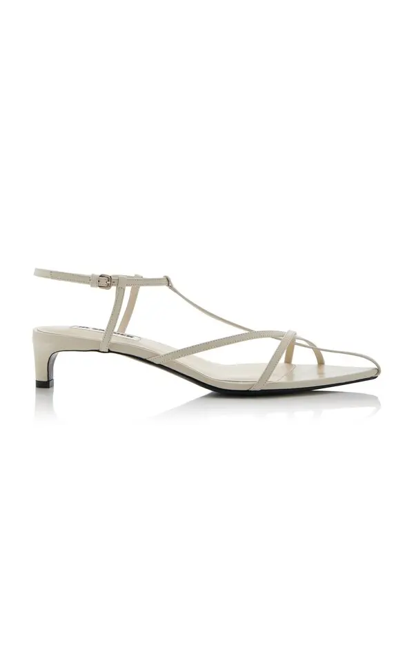 JIL SANDER Leather Sandals