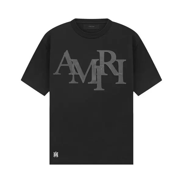 Amiri Staggered Logo Tee