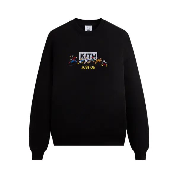 Kith For Mickey & Friends Family Crewneck - Black | Editorialist