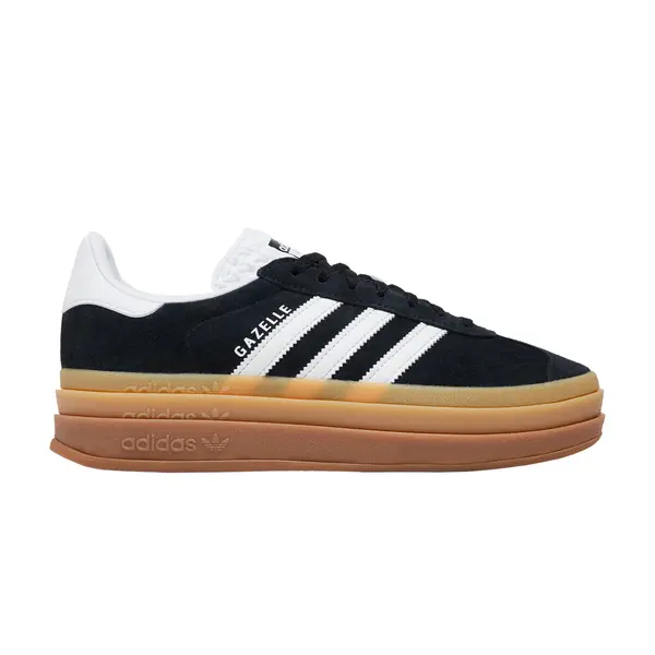 Adidas Gazelle Bold Gum Sneakers - Black