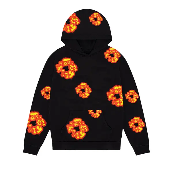 DENIM TEARS X Offset Wreath Hoodie - Black