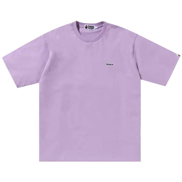 A BATHING APE One Point Relaxed Fit Tee - Purple