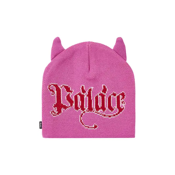 PALACE Horny Nein Cuff Beanie - Pink