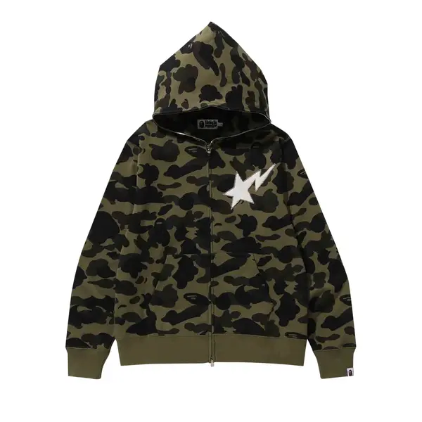 A BATHING APE 1st Camo Full Zip Hoodie