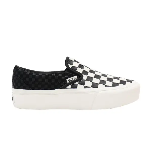 VANS Classic Slip-on Platform Woven - White