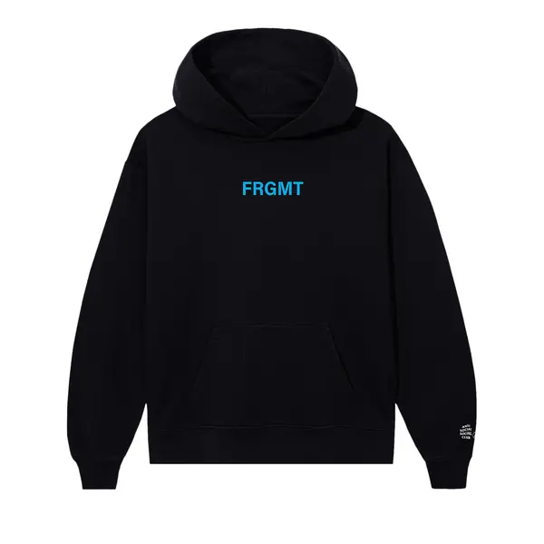 ANTI SOCIAL SOCIAL CLUB X Fragment Design Logo Hoodie - Black