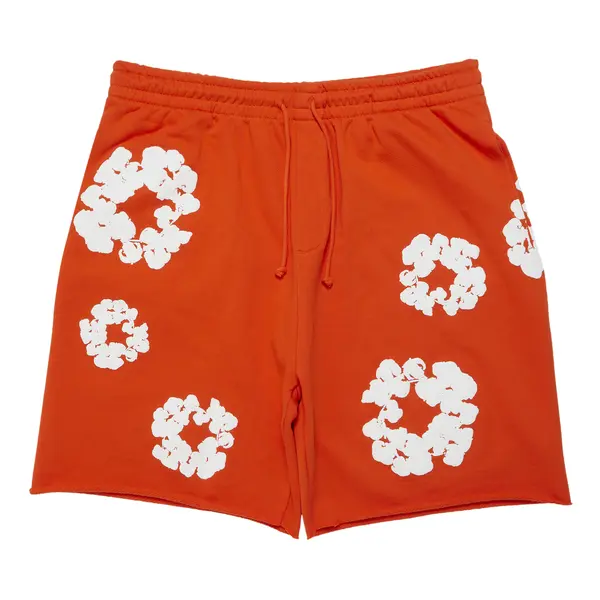 DENIM TEARS The Cotton Wreath Shorts - Orange
