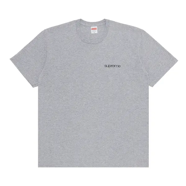Supreme Nyc Tee 'heather - Grey