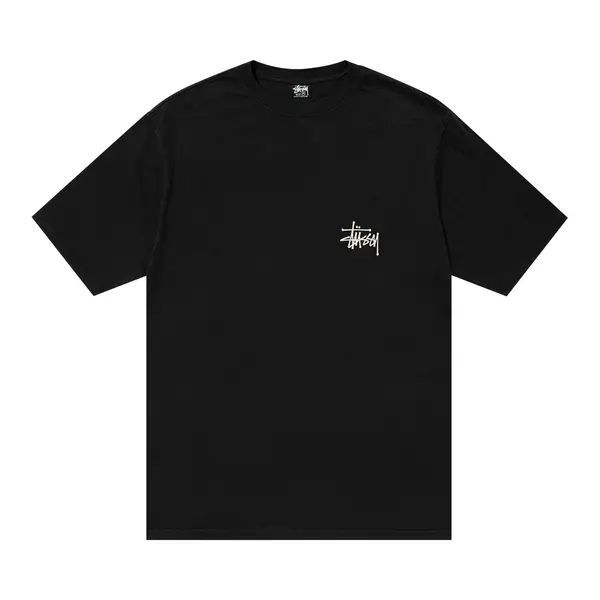 StÜssy Pigment Dyed Built Tough Tee - Black