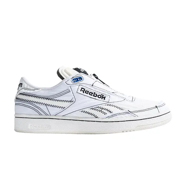 REEBOK Market X Club C 85 Pump Sneakers - Cream