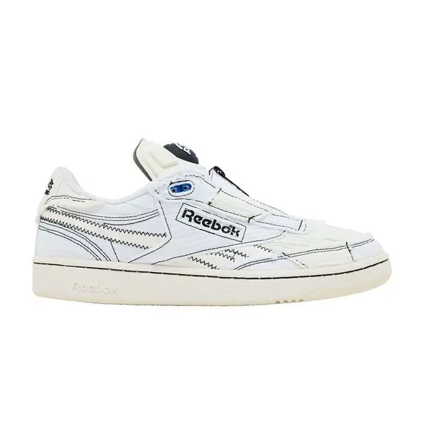 REEBOK Market X Club C 85 Pump Sneakers - Cream