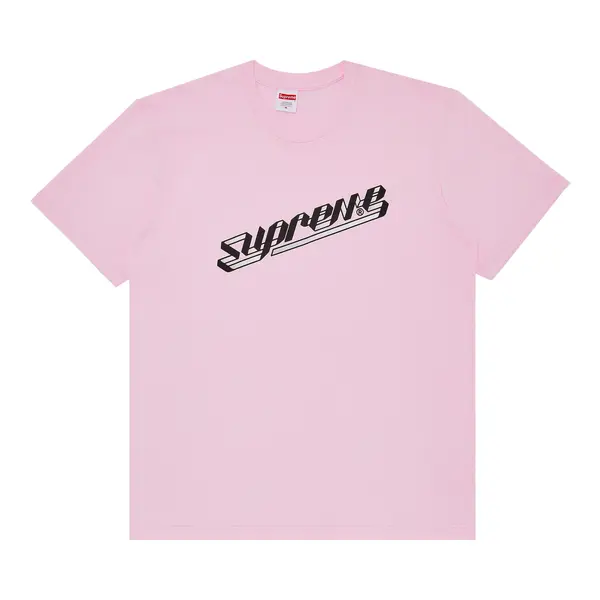 Supreme Banner Tee 'light - Pink