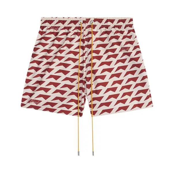 Rhude Dolce Vita Swim Short /cream - Red