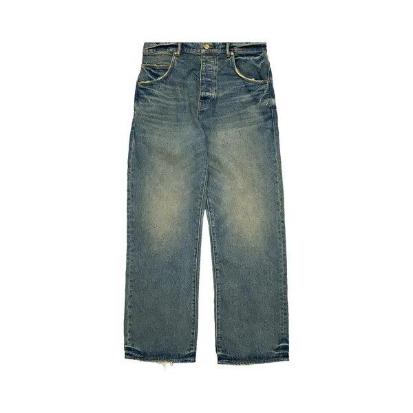 PURPLE BRAND Relaxed Vintage Dirty Jeans - Blue