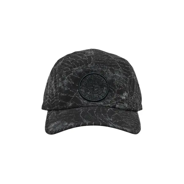 Supreme X Stone Island Camp Cap - Black