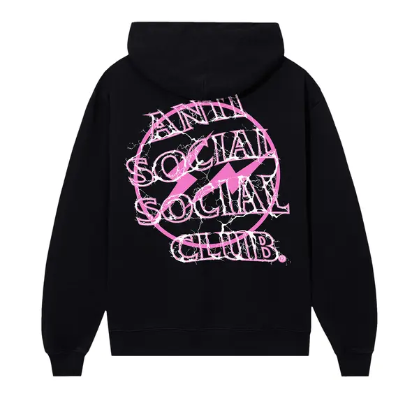 ANTI SOCIAL SOCIAL CLUB X Fragment Design Bolt Hoodie - Black